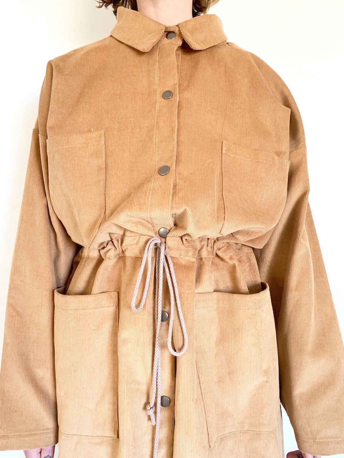 DÉSIRÉEKLEIN Doran Coat - Toast Corduroy | Garmentory
