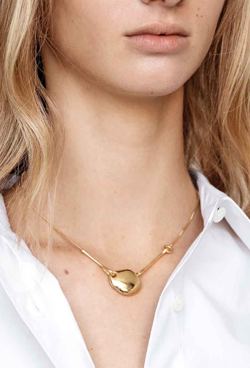 Knobbly Studio Petite Locket - Gold Vermeil | Garmentory