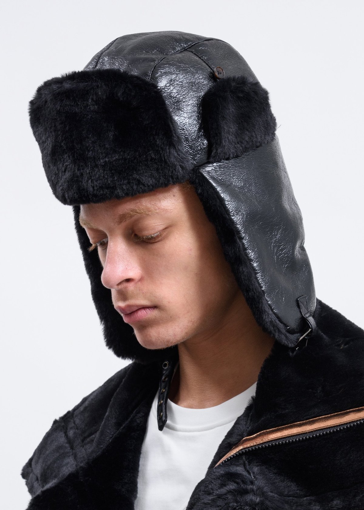 Feng Chen Wang Trapper Hat - Black | Garmentory