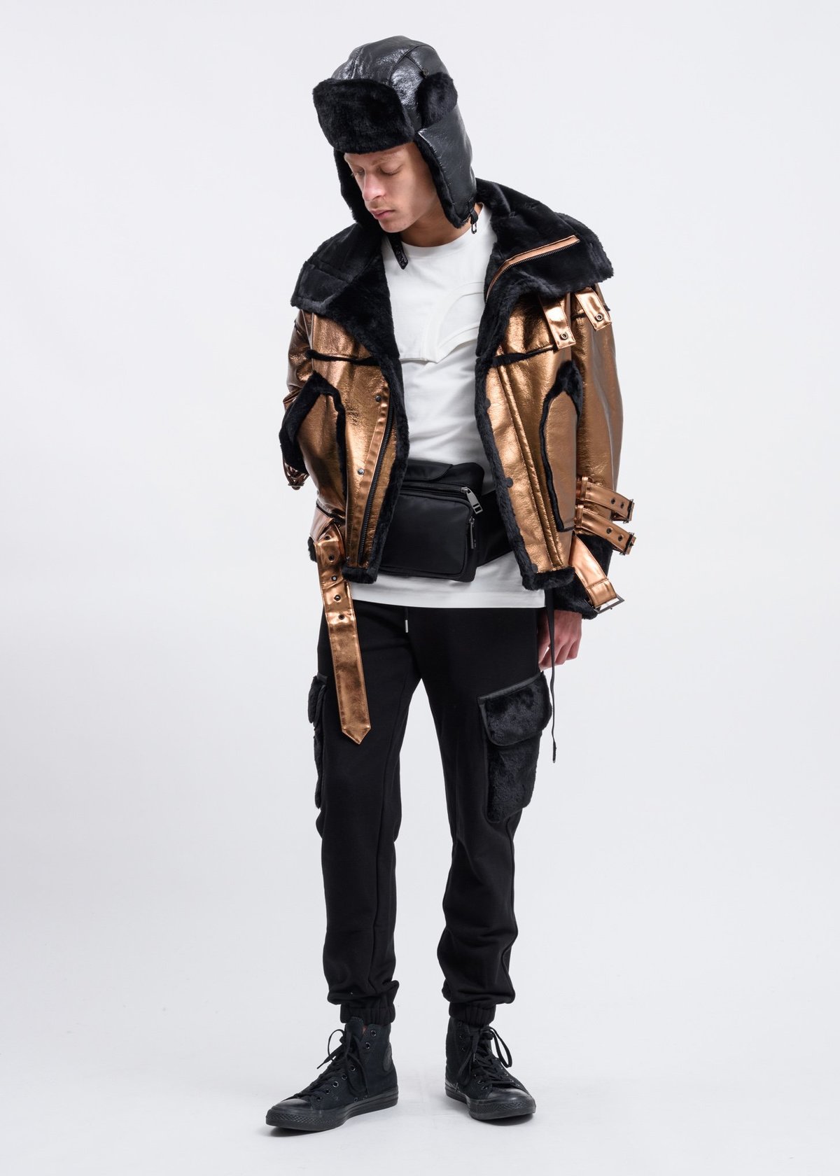 Feng Chen Wang Trapper Hat - Black | Garmentory