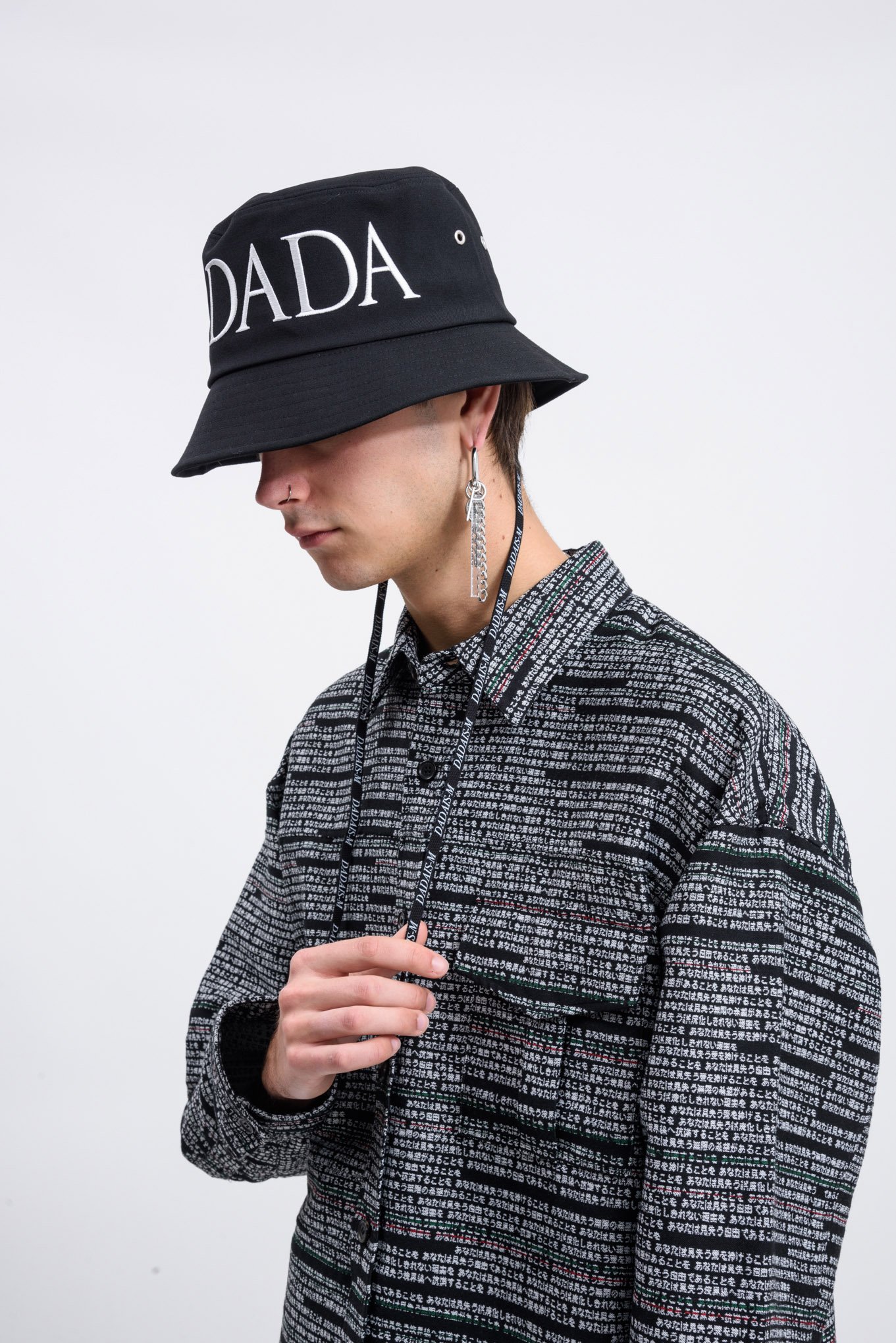 Christian Dada DADA Embroidery Bucket Hat - Black | Garmentory