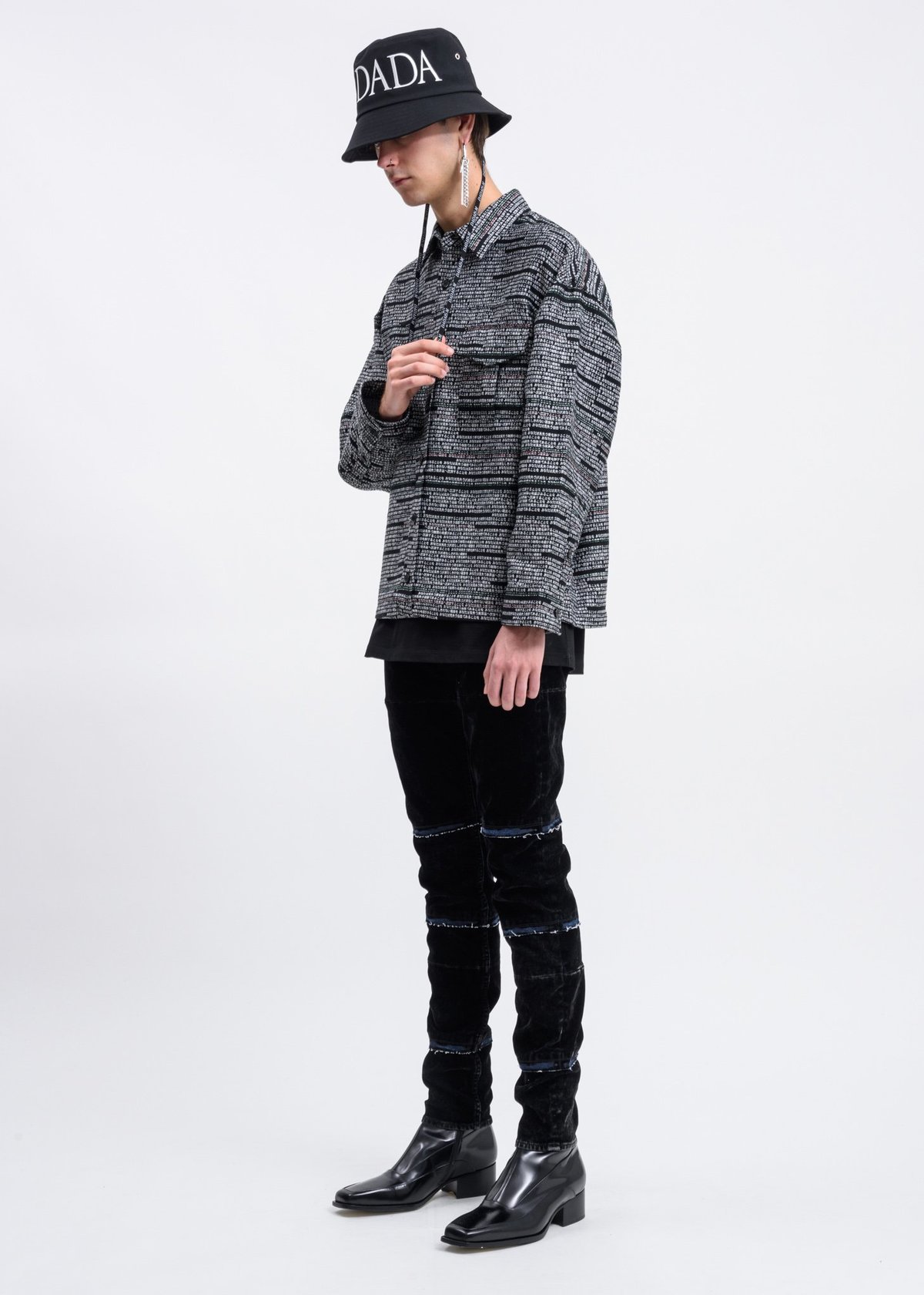 Christian Dada DADA Embroidery Bucket Hat - Black | Garmentory