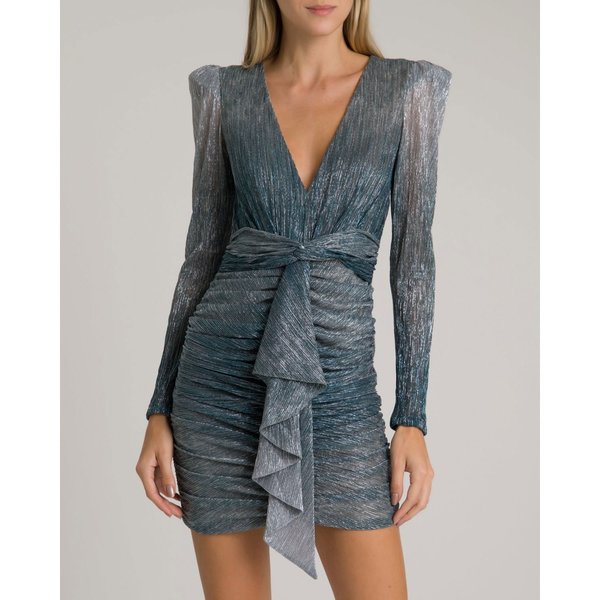 PatBO Ombre Lurex Ruched Mini Dress | Garmentory