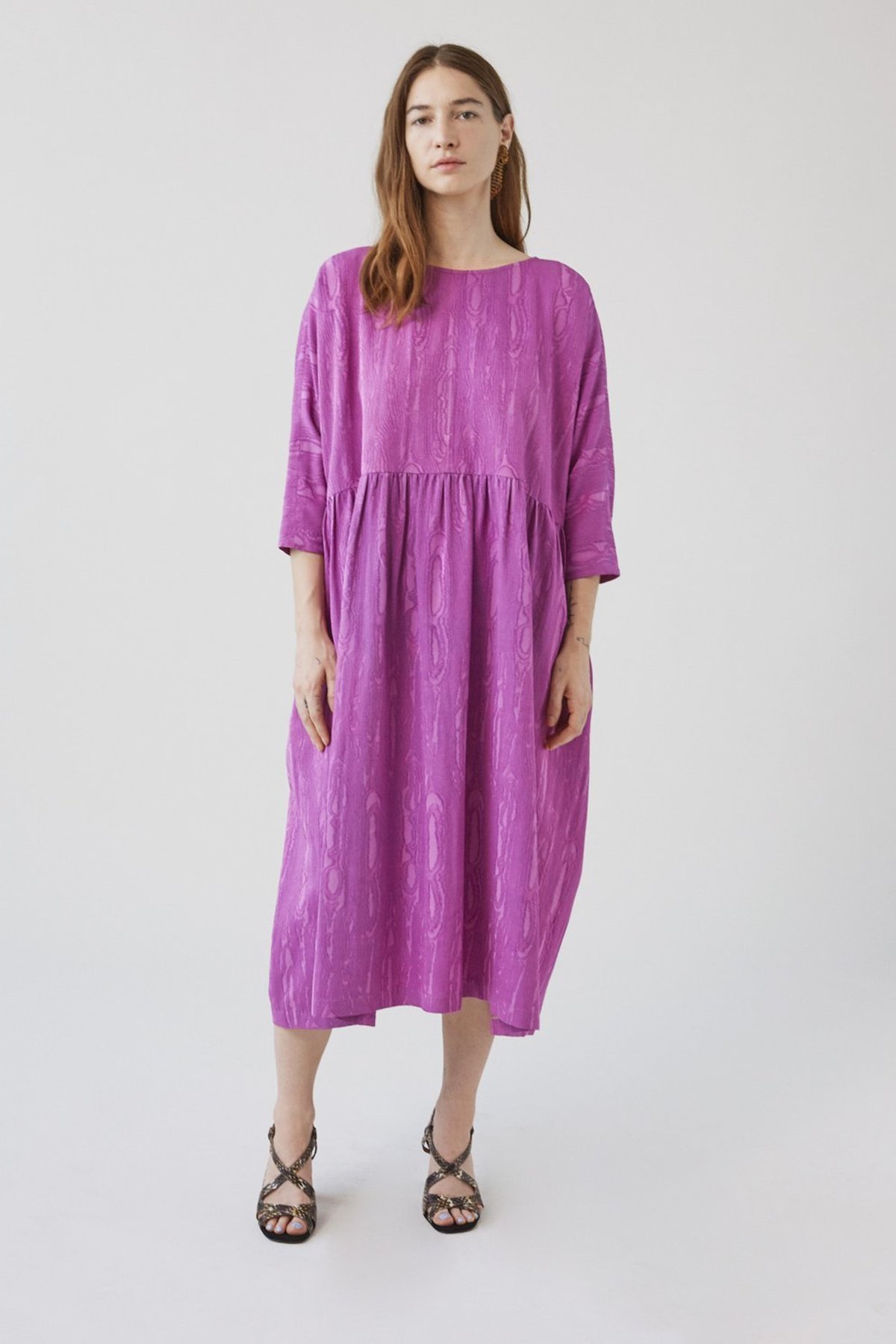 Rachel Comey Oust Dress - Orchid Moire Jacquard | Garmentory