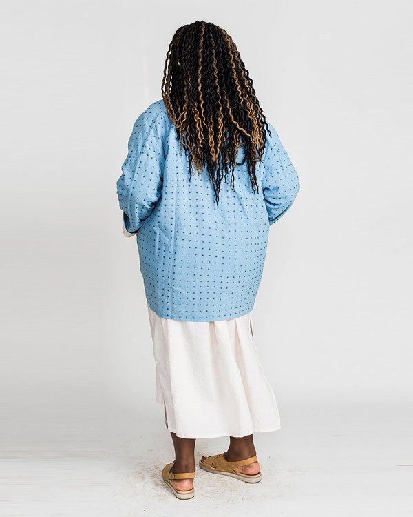 PO-EM Cozy Coat - Indigo | Garmentory