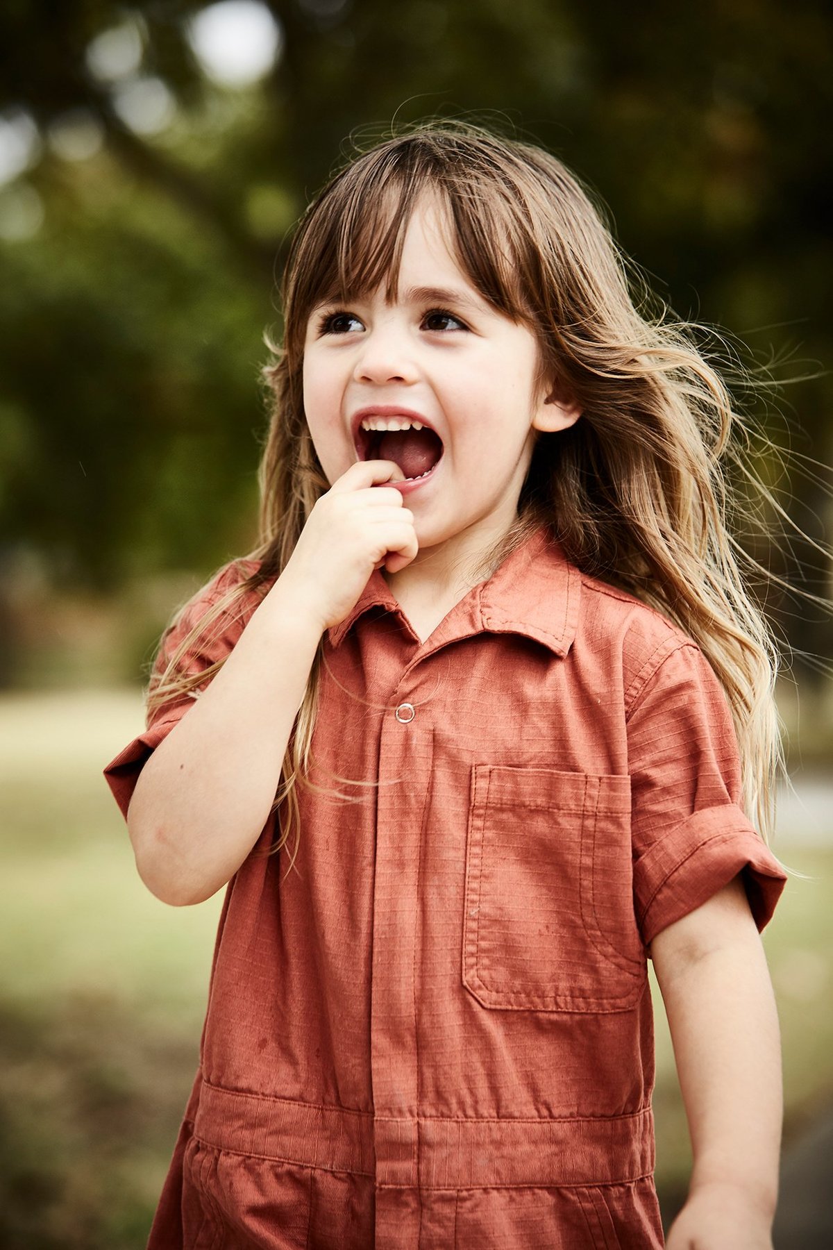 Kids Hey Gang Coveralls - Clay | Garmentory