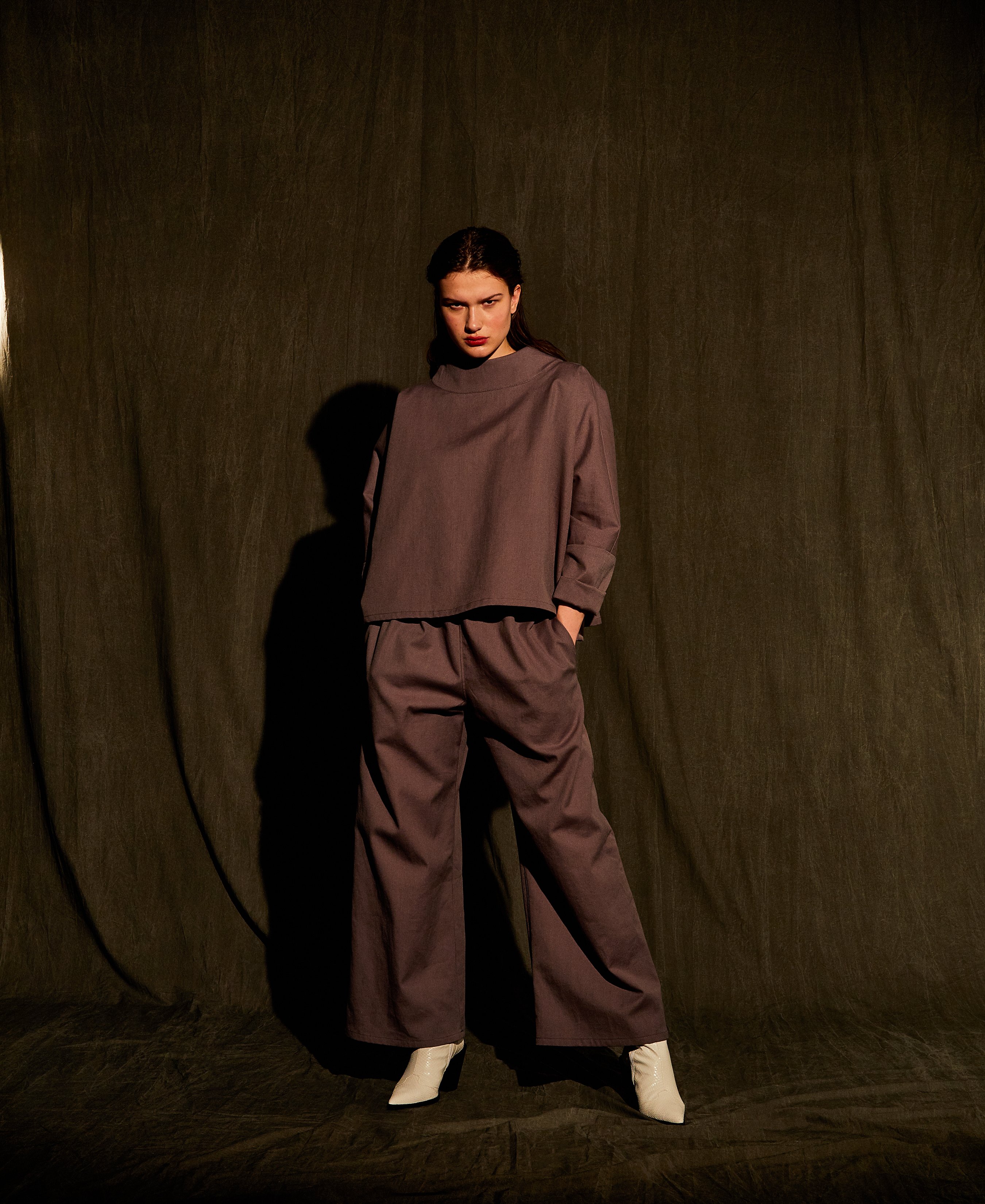 Devlyn Van Loon Straight Leg Pant - Dark Grey Canvas | Garmentory