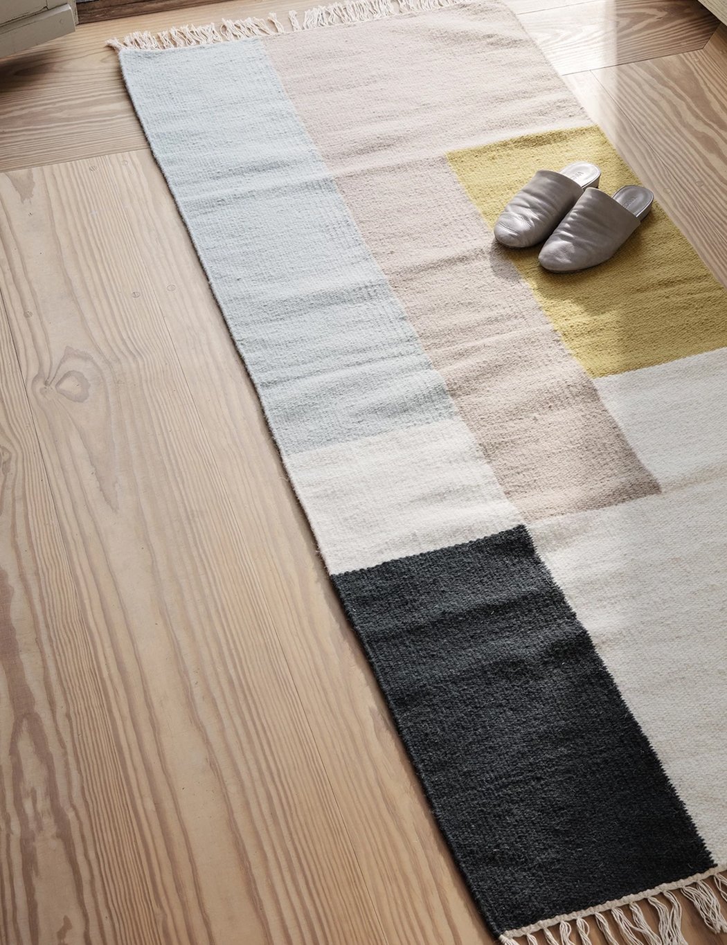 Ferm Living Kelim Runner - Squares | Garmentory