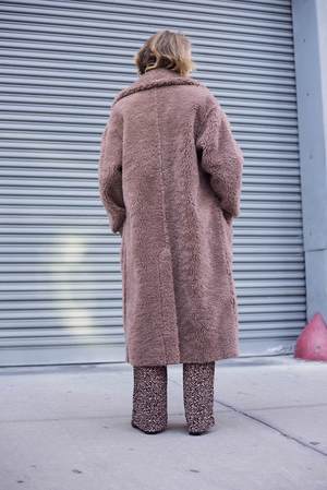 Nanushka Imogen Coat - Faded Rose | Garmentory