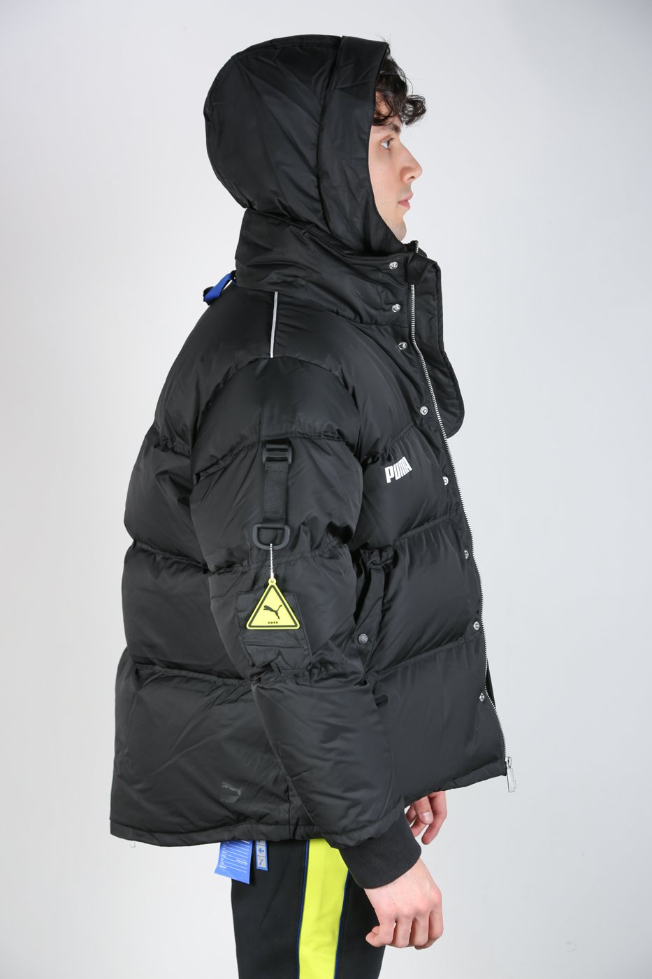 Puma x Ader Error Down Puffer Jacket - Black | Garmentory