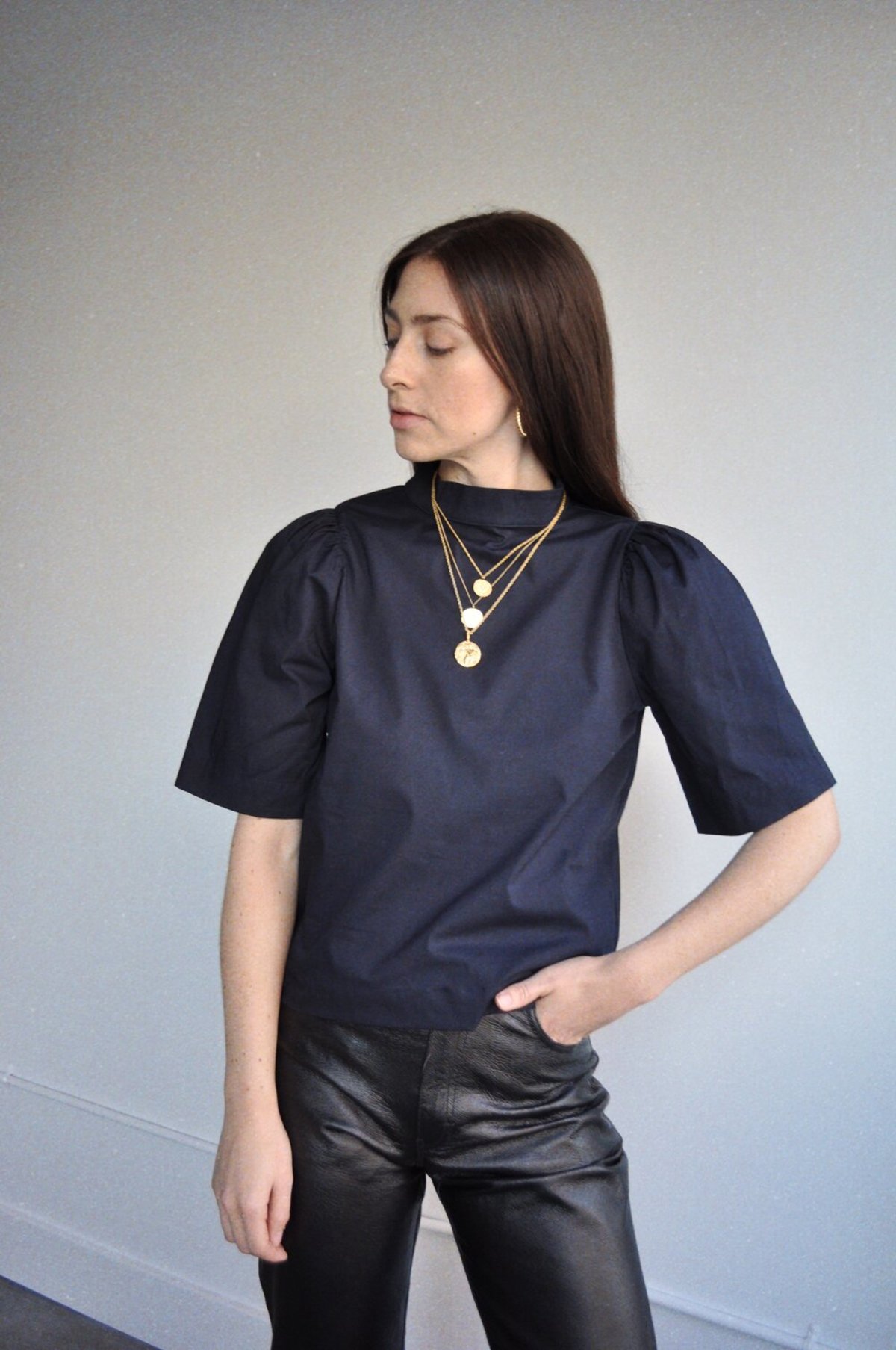 Tigre et Tigre Dora Top - Navy | Garmentory