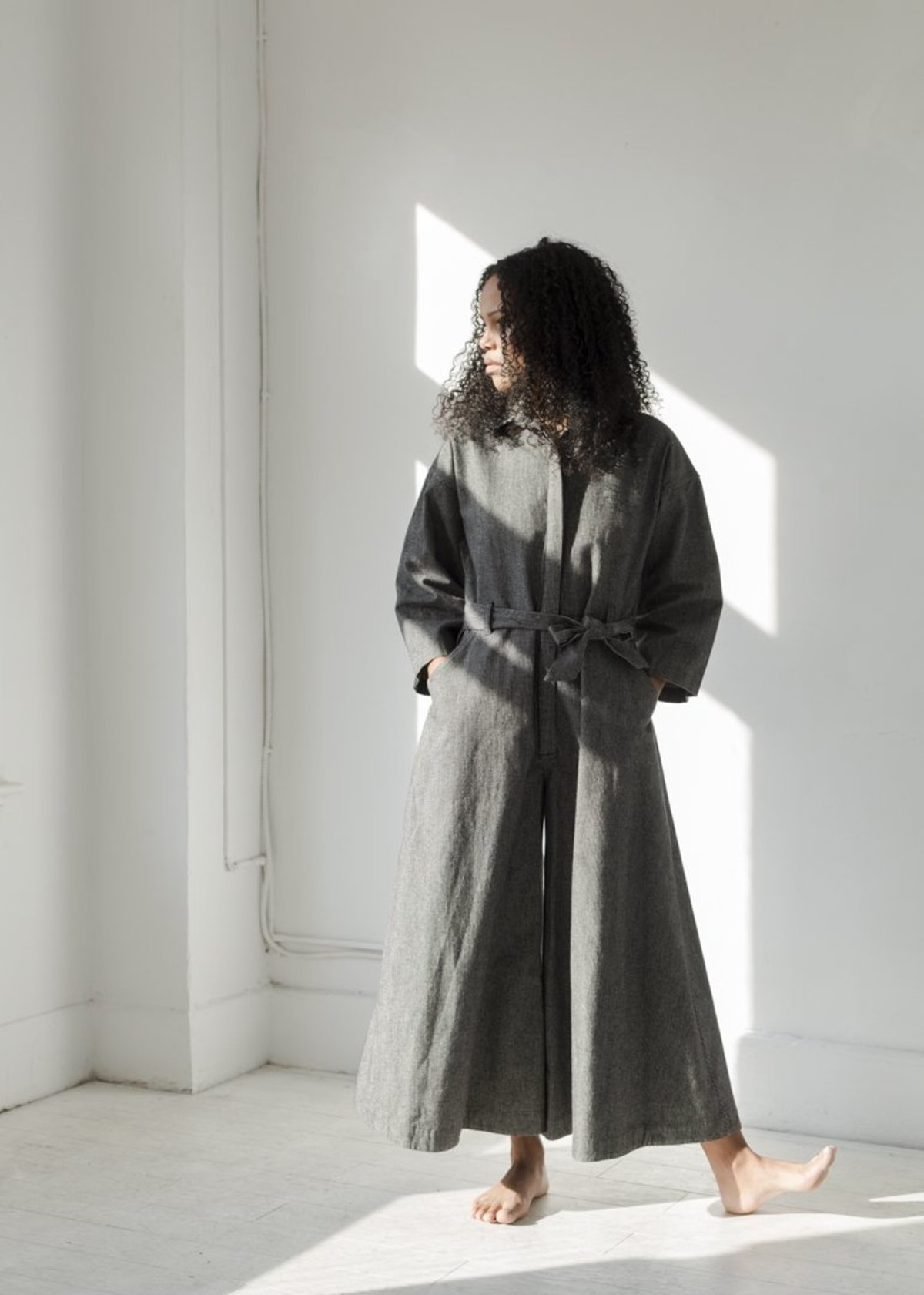 Esby Apparel Scarlett Jumpsuit - Shadow Stripe | Garmentory