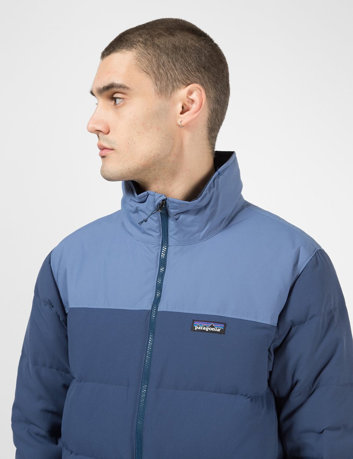 Patagonia Bivy Down Jacket - Stone Blue/Woolly Blue | Garmentory