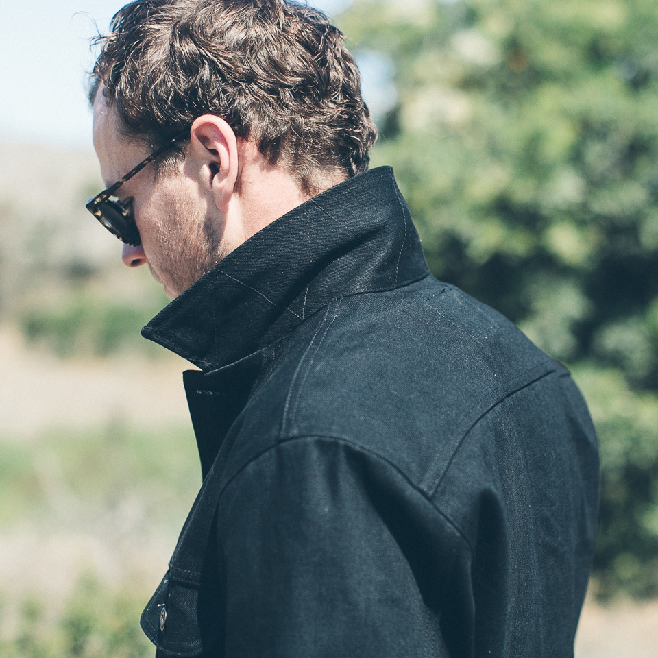 Taylor Stitch The Long Haul Jacket in Yoshiwa Mills Black Selvage ...