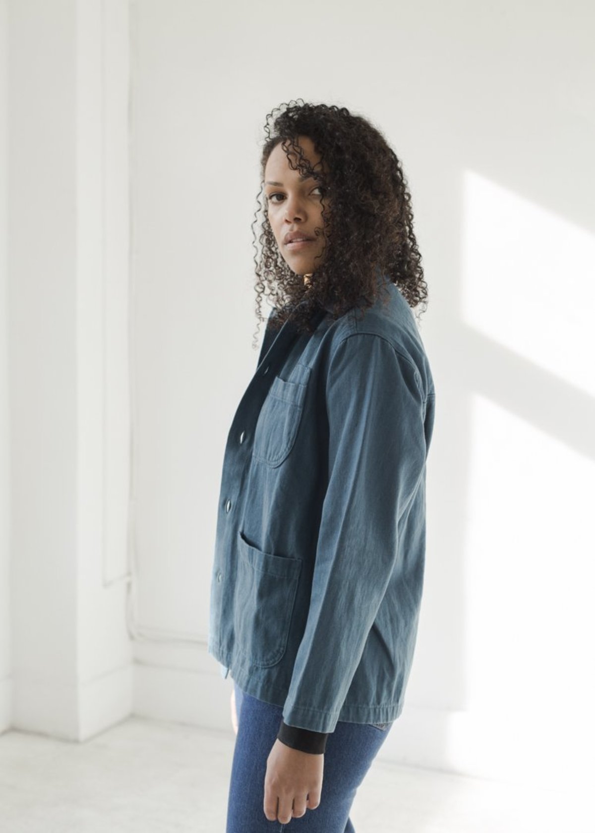 BackBeat Co Hemp Utility Jacket - Ocean | Garmentory