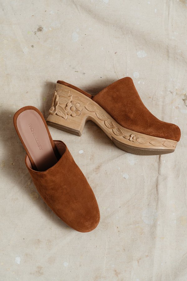 Rachel Comey SUEDE BOSE ESCAPE CLOGS | Garmentory