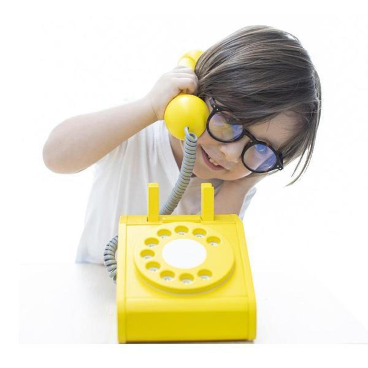 kids kiko+ & gg* Telephone toy - Yellow | Garmentory