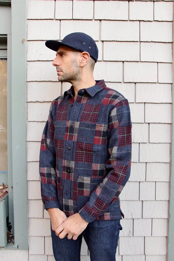 CORRIDOR Patchwork Wool Jacket | Garmentory