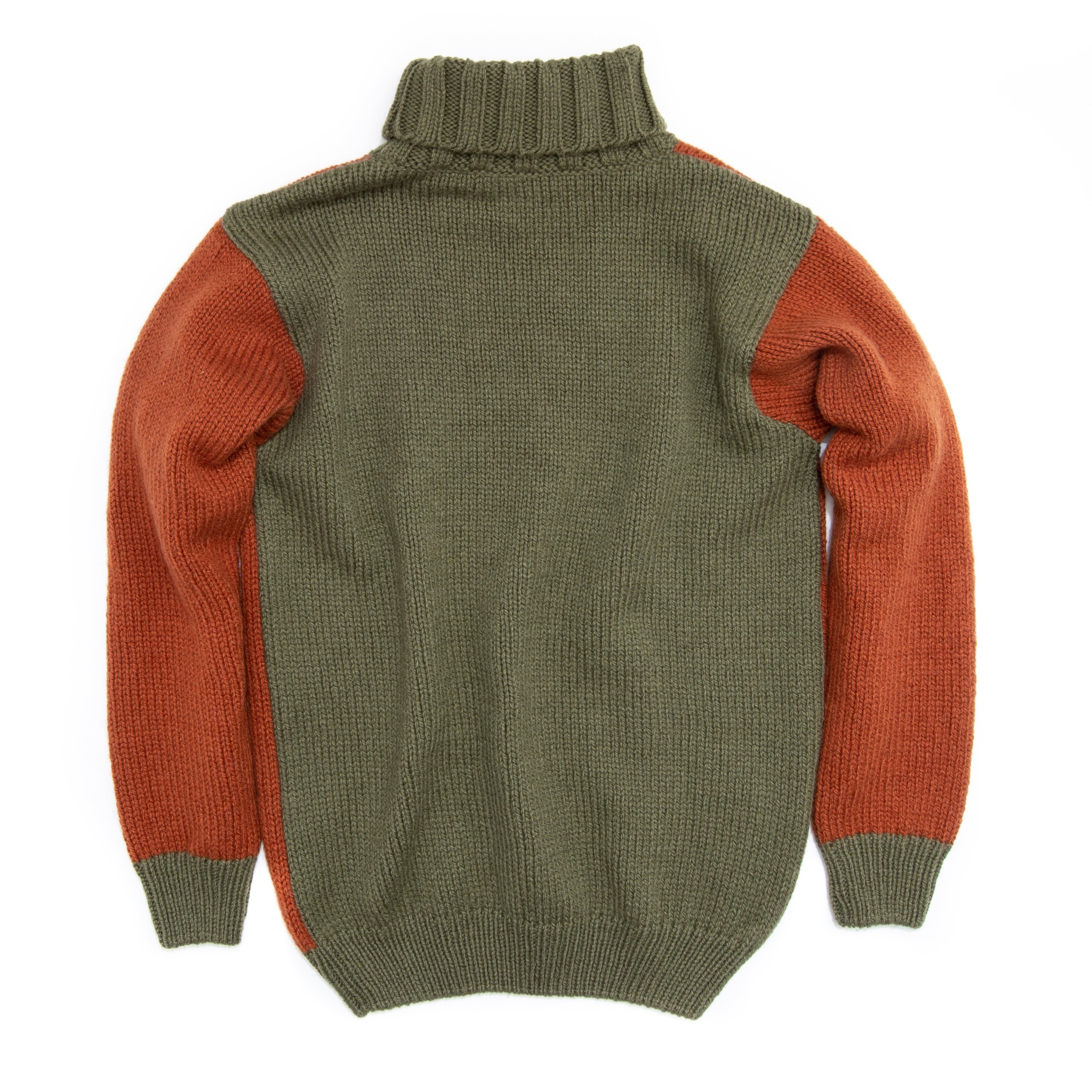 Devold Nansen High Neck - Rust/Olive | Garmentory