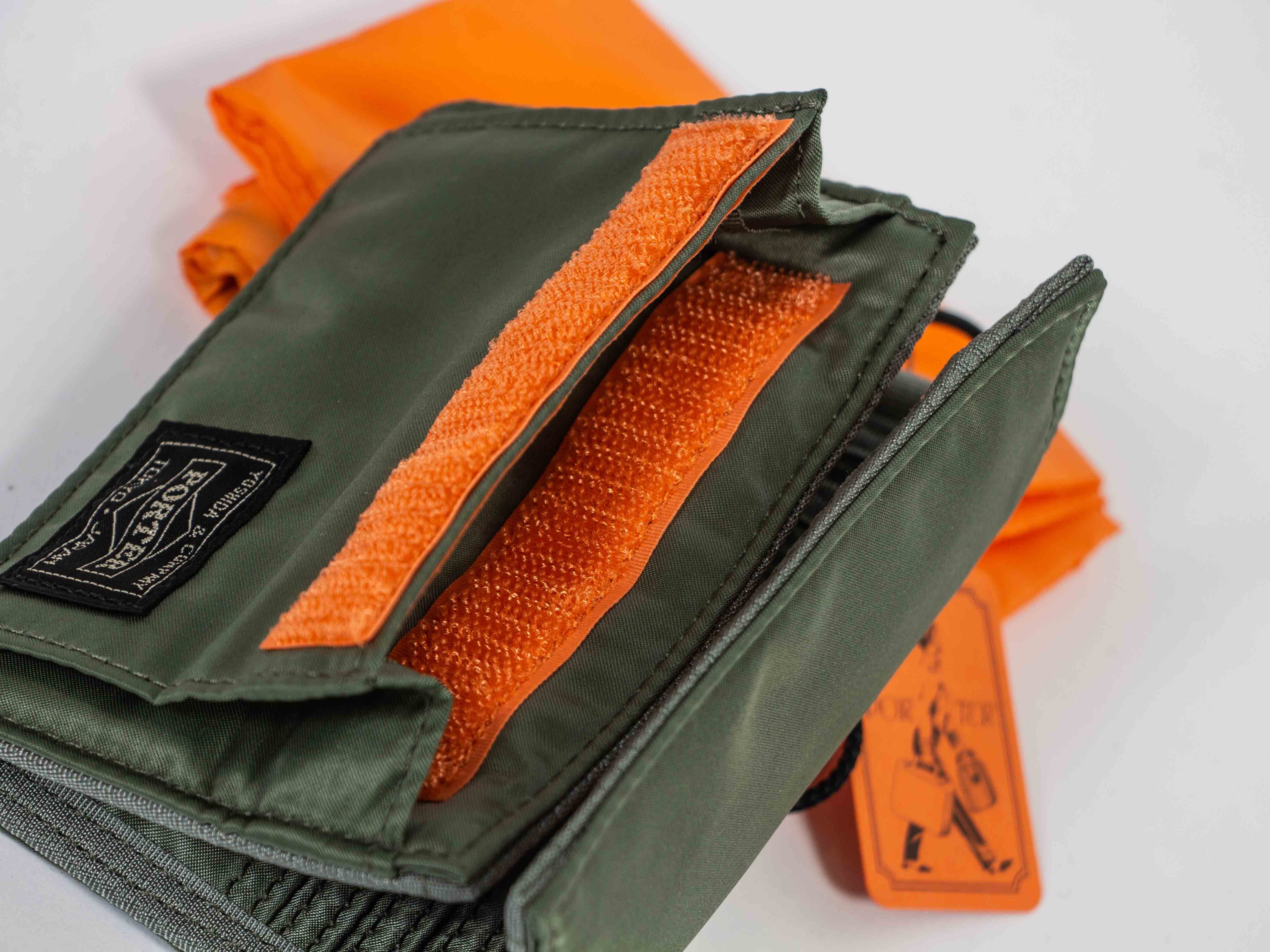 Porter Tanker nylon Wallet - Sage | Garmentory