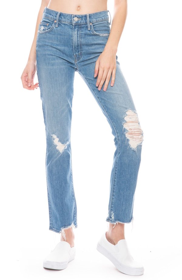 Mother Denim Insider Ankle Chew Jean - Destroyed Bills | Garmentory