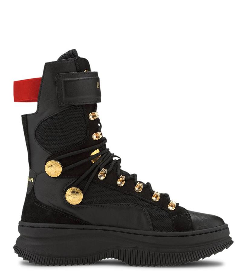 PUMA X BALMAIN DEVA BOOT - BLACK | Garmentory