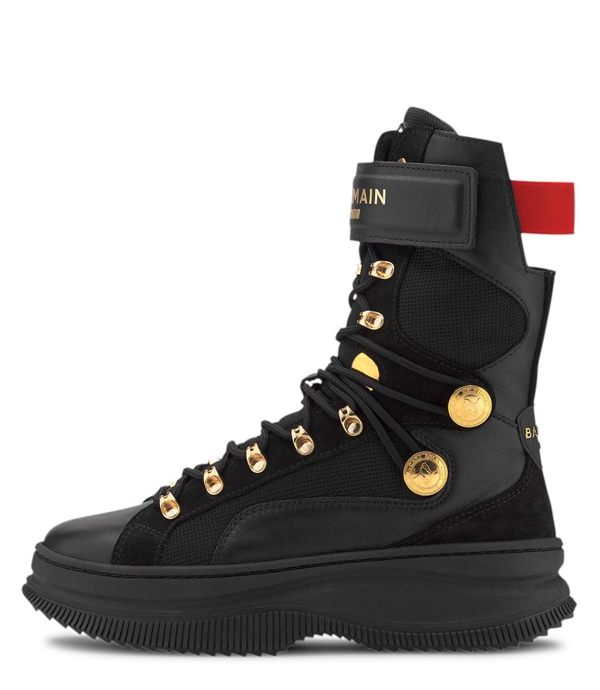PUMA X BALMAIN DEVA BOOT - BLACK | Garmentory