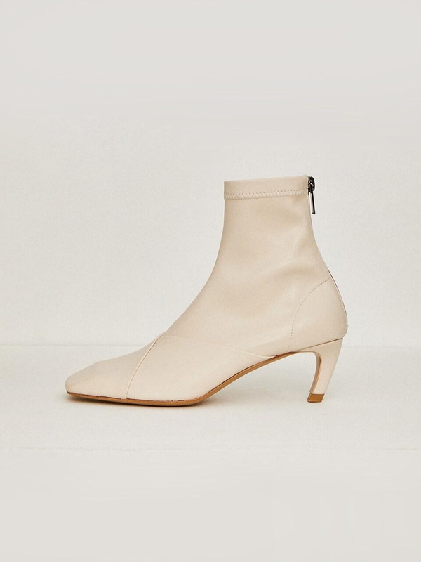 LOW CLASSIC|^|(Priority Shipping) Square Boots - Ivory | Garmentory