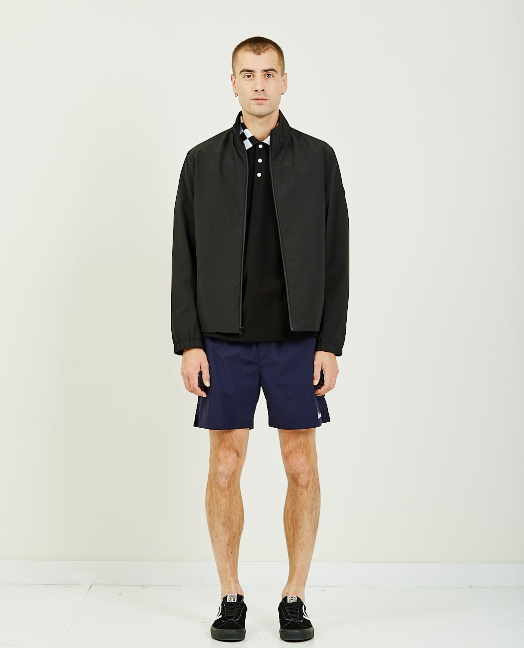 MALBON GOLF ROBIN JACKET - BLACK | Garmentory