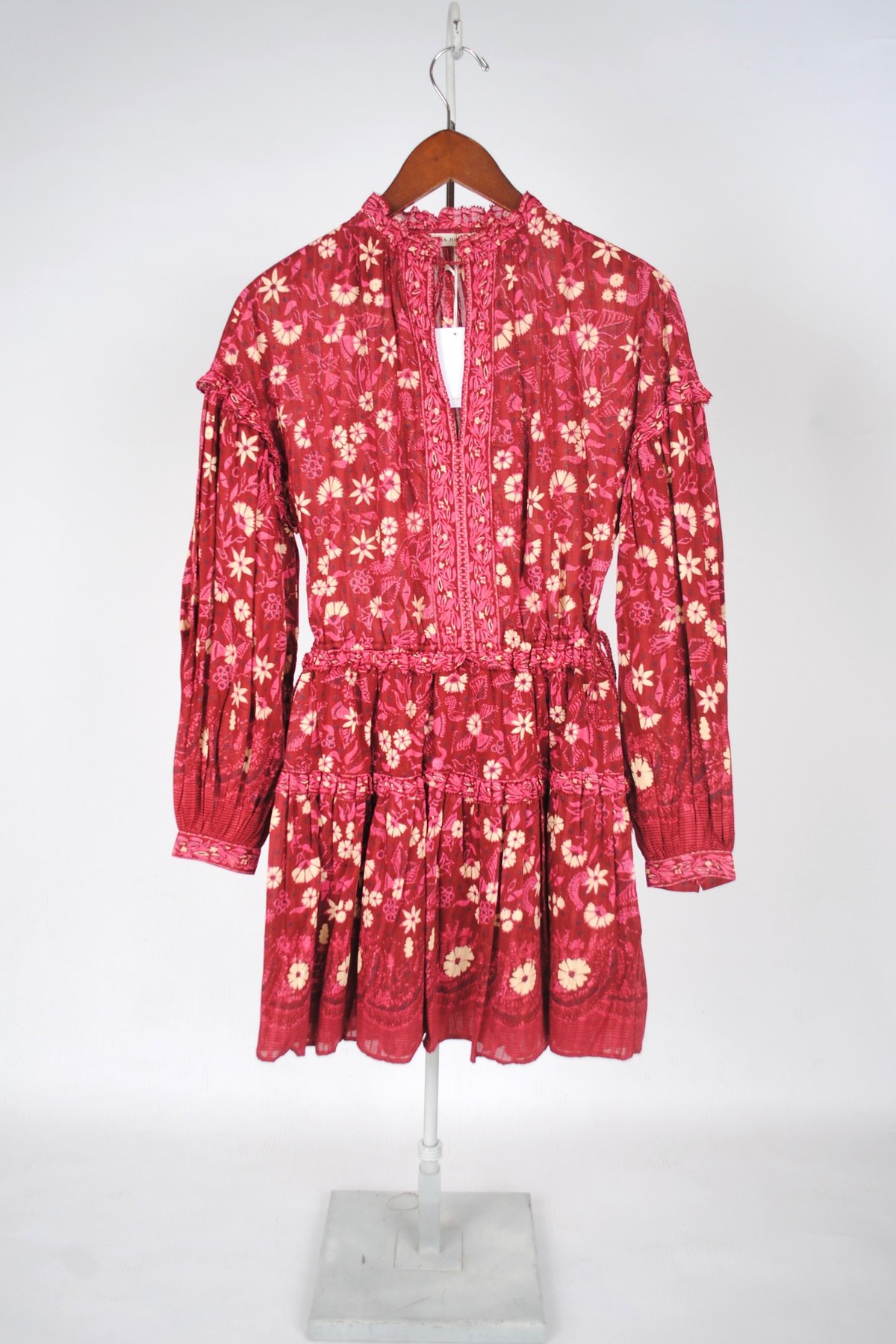 Ulla Johnson Marigold Dress - BURGUNDY | Garmentory