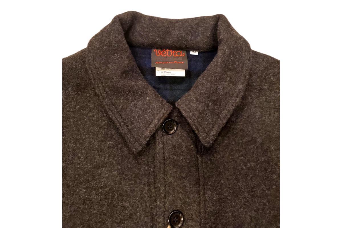 Vetra Double Face Melton Wool Jacket | Garmentory
