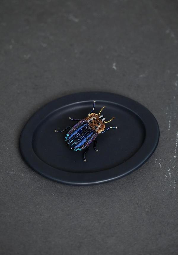 Trovelore Embroidered Stag Beetle Pin | Garmentory