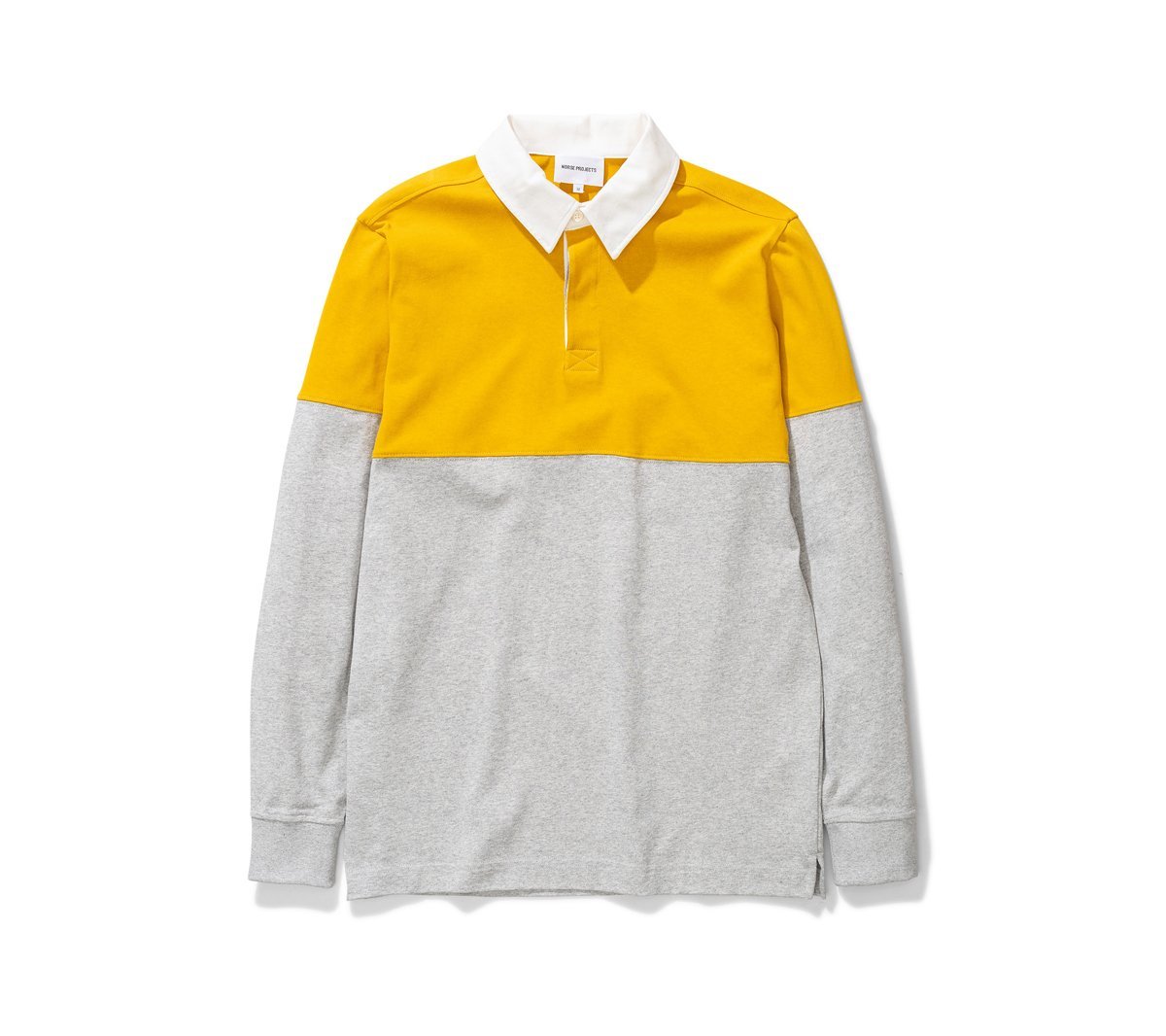 Norse Projects Ruben Polo Colour Block - M. Yellow | Garmentory