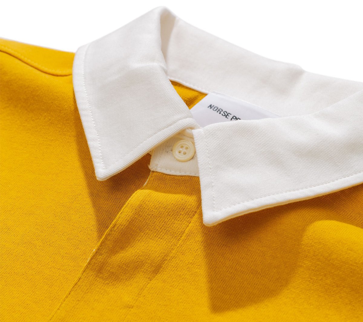 Norse Projects Ruben Polo Colour Block - M. Yellow | Garmentory