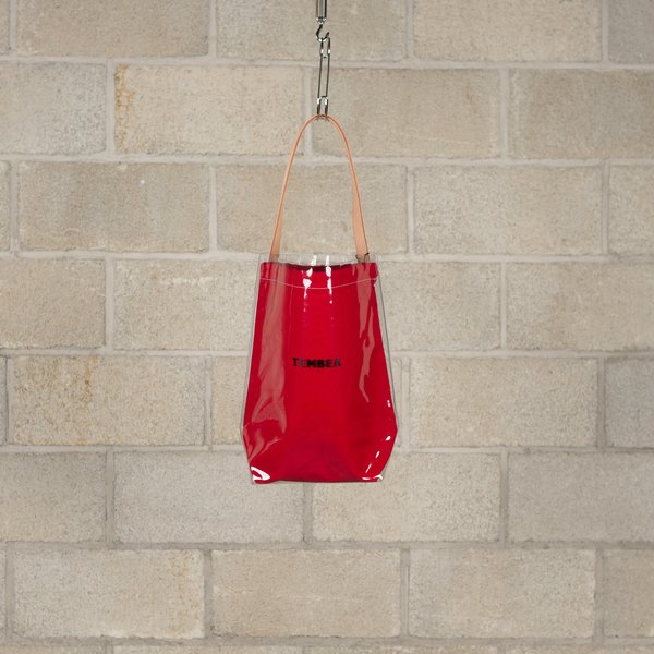 TEMBEA Baguette PVC Tote - Dark Red | Garmentory