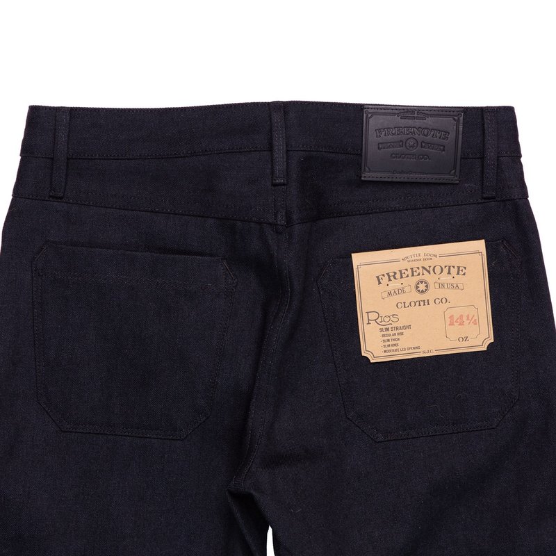 Freenote Cloth Rios Denim Jeans - Black/Grey | Garmentory