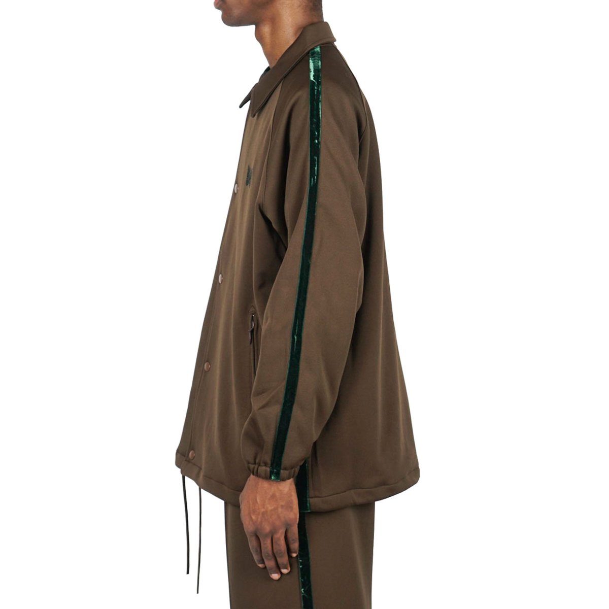 Needles SIDE LINE COACH JACKET - BROWN | Garmentory