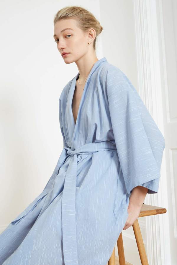 Kowtow Landscape Robe - Tidal Stripe | Garmentory