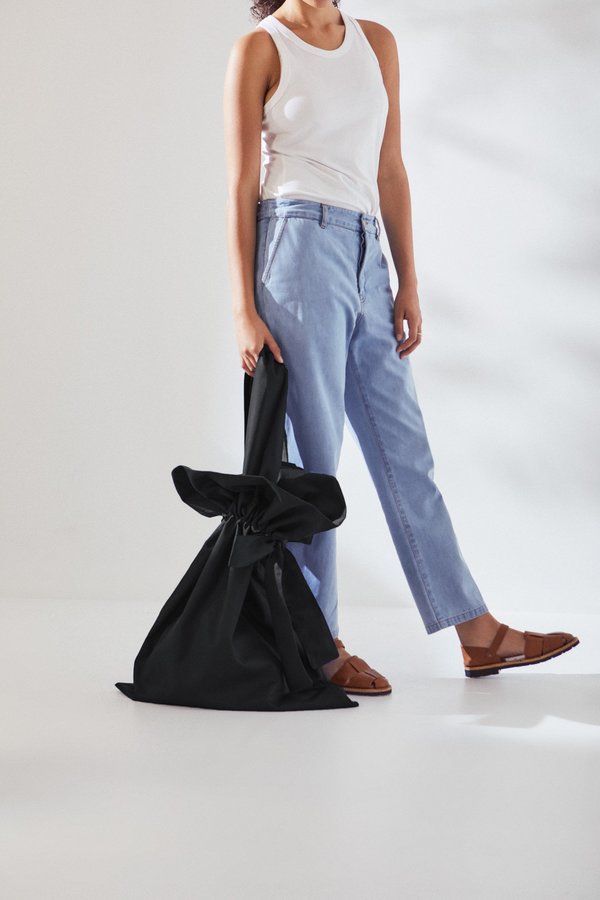 Kowtow Large Scrunch Bag - Black | Garmentory