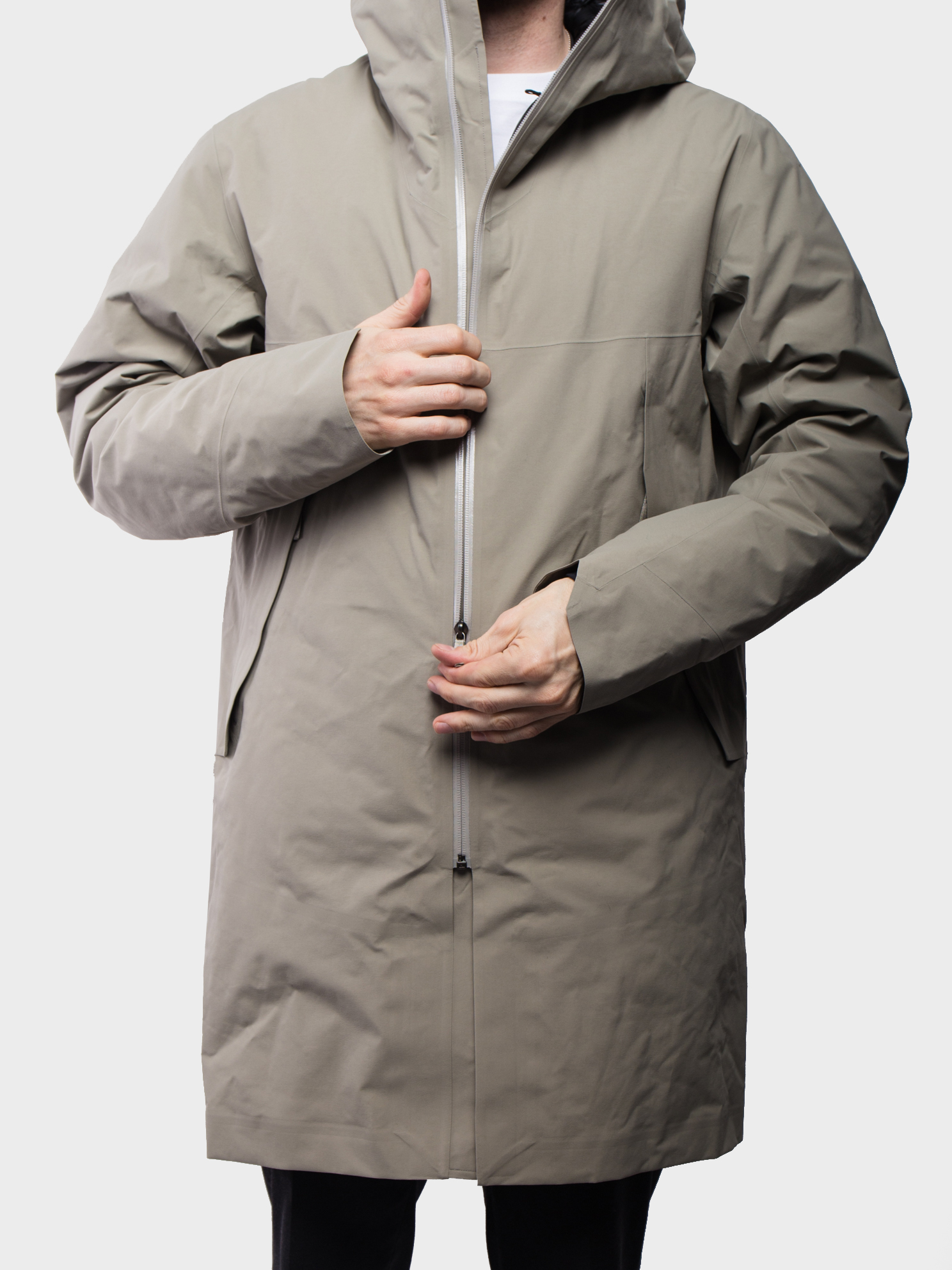 Arc'teryx Veilance Monitor Down Coat - silt | Garmentory