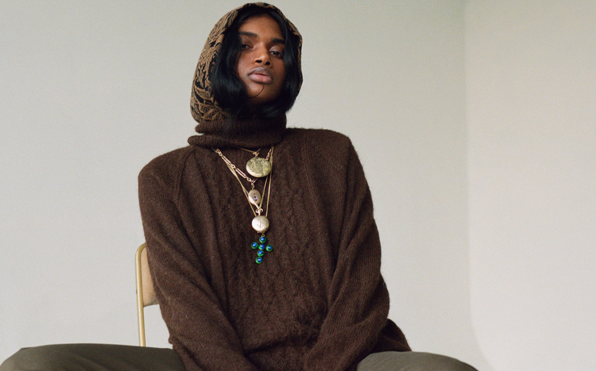 Kindred Black Solomon's Cross - 14K Gold | Garmentory