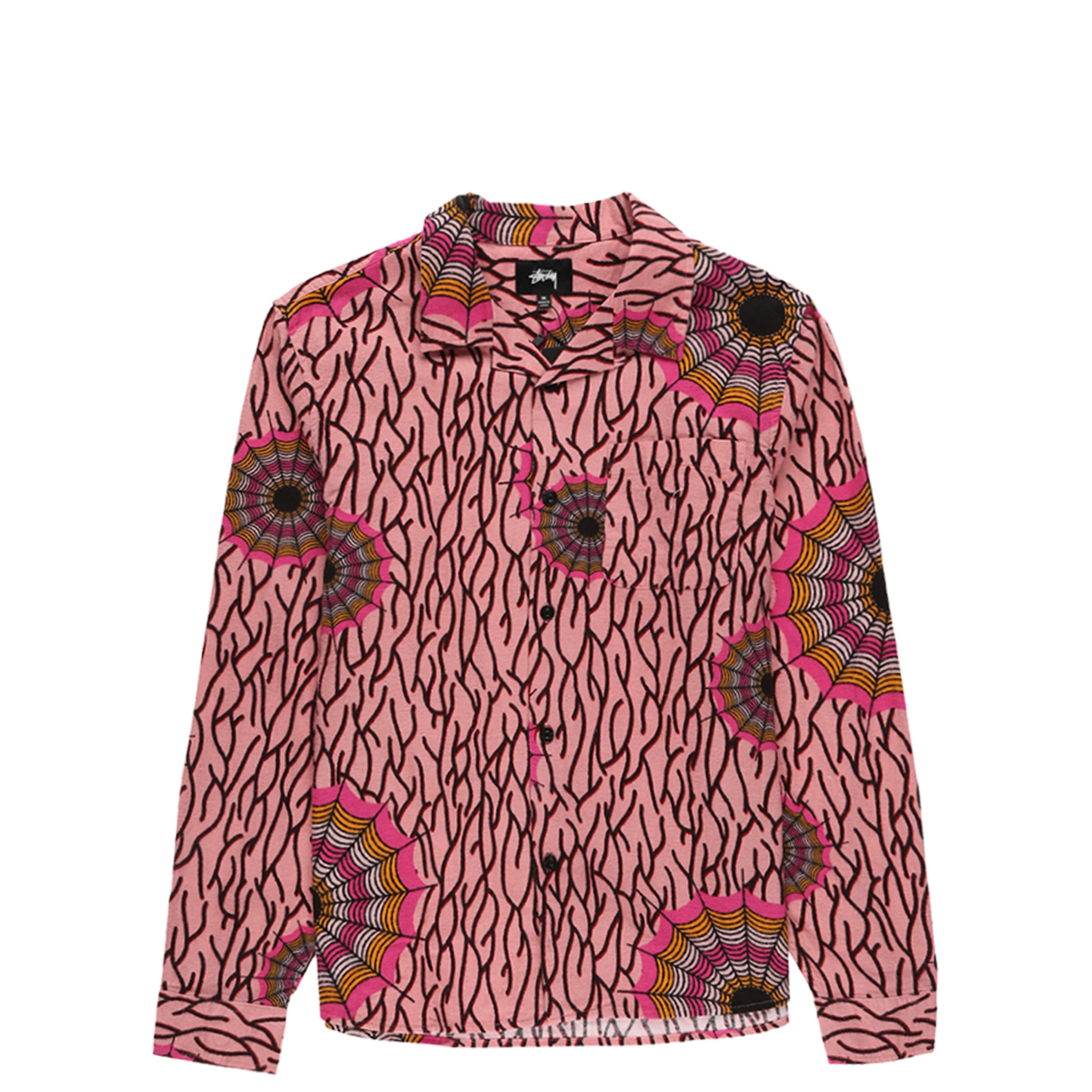 Stussy Spider Web Flannel Shirt | Garmentory