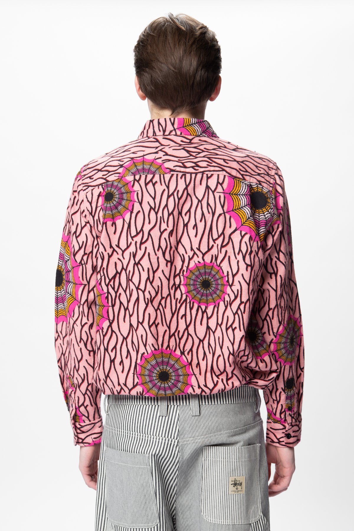 Stussy Spider Web Flannel Shirt | Garmentory