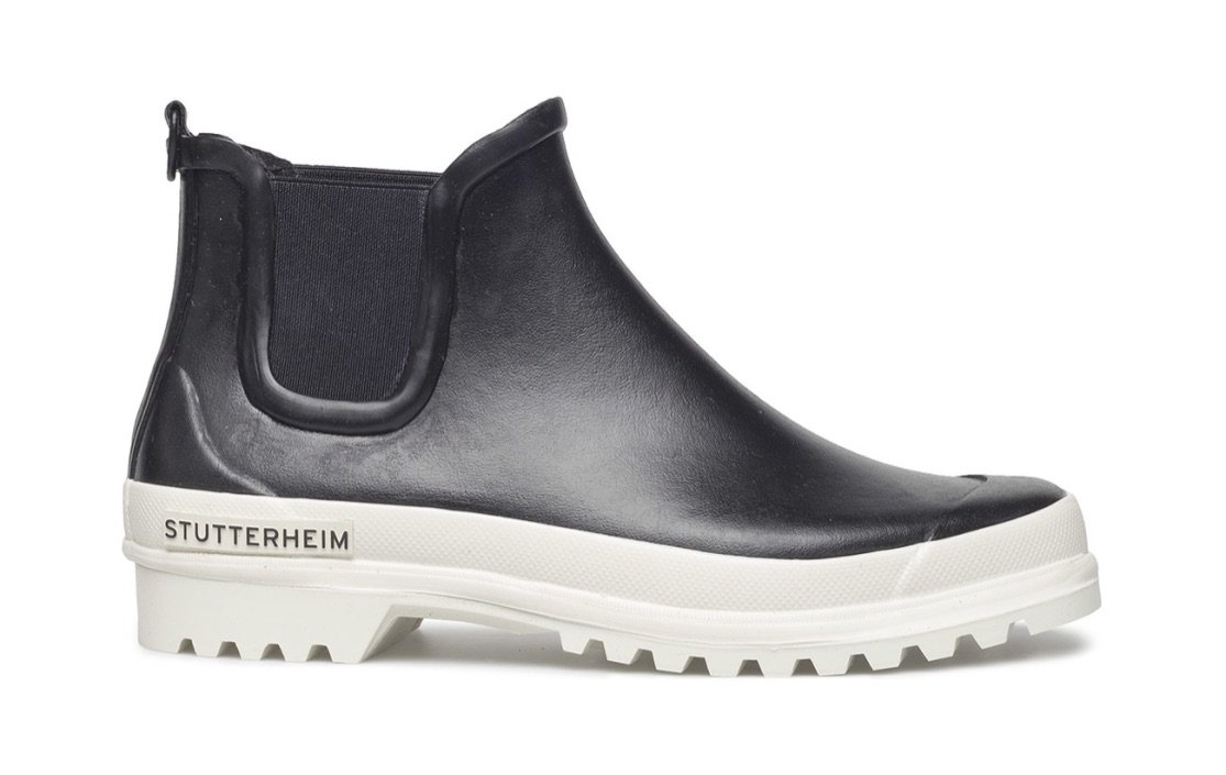 Stutterheim Chelsea Rainboot - Black | Garmentory