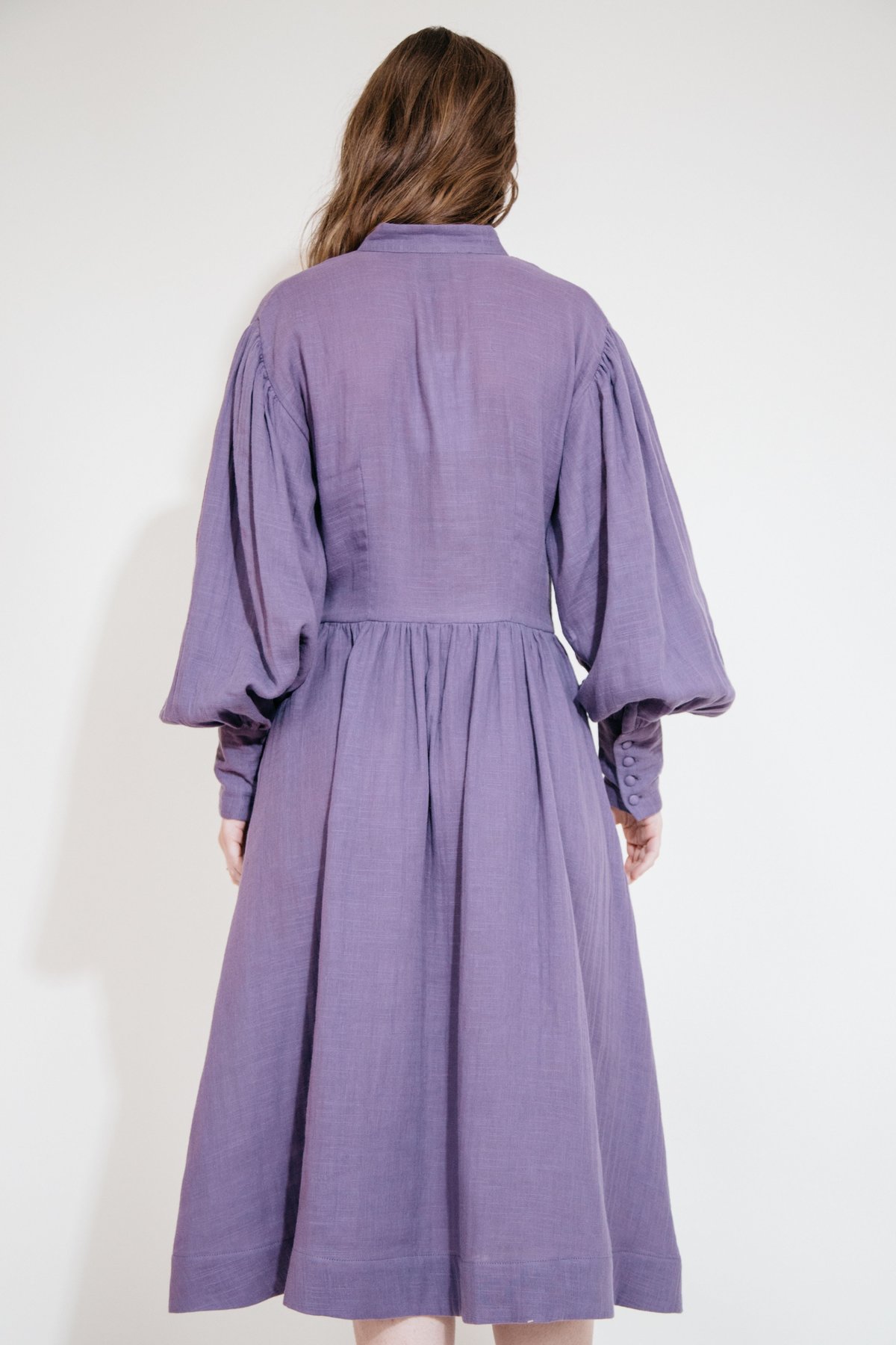Nikki Chasin HANNAH KRISTINA METZ HELEN DRESS - EGGPLANT | Garmentory