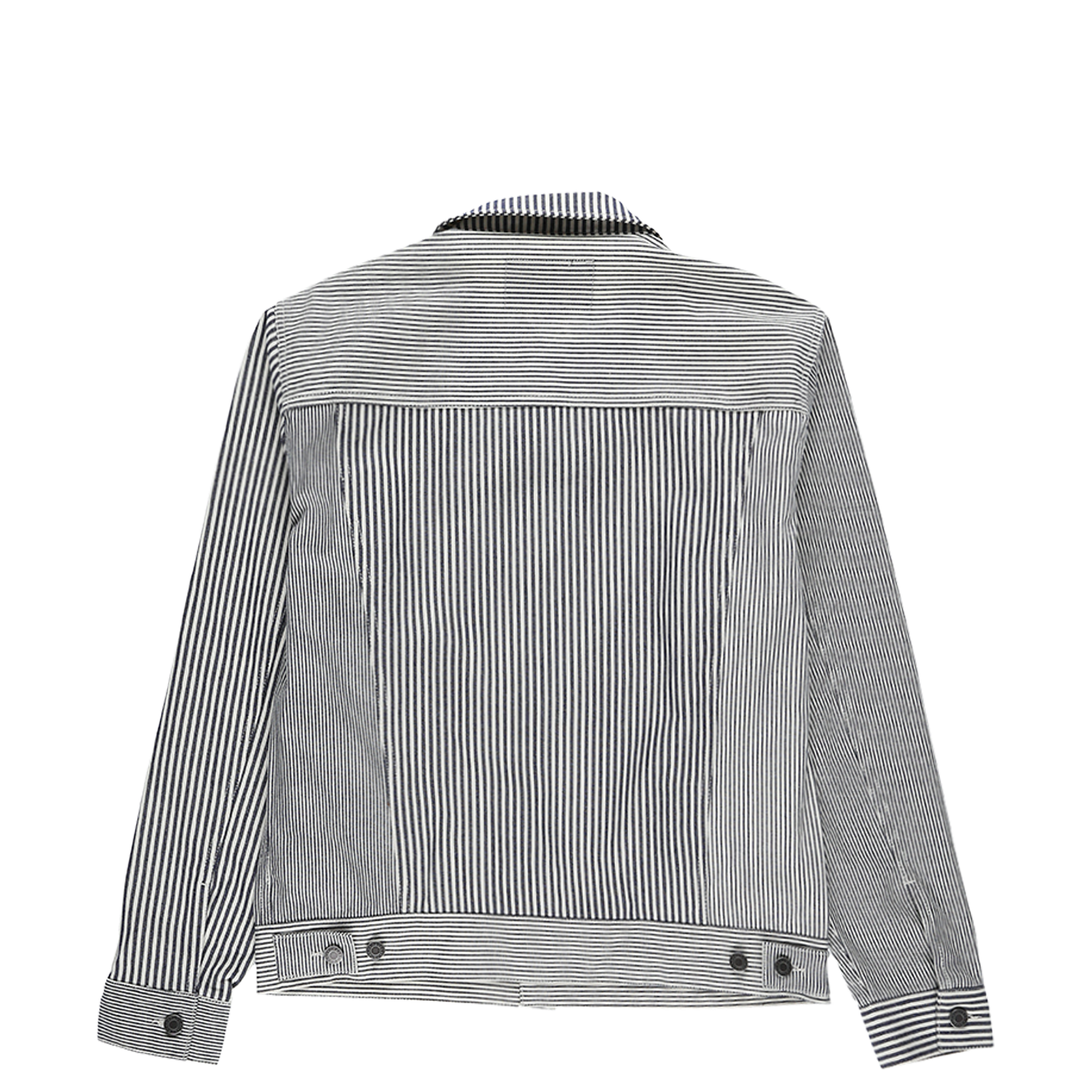 Stussy Mixed Stripe Trucker Jacket - Yarn Dye Stripe | Garmentory