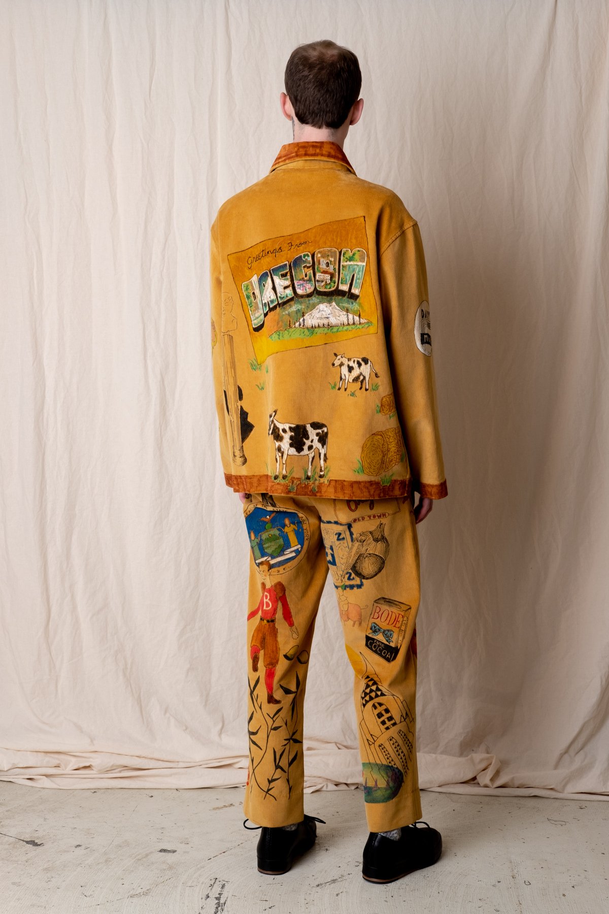 BODE SENIOR CORD TAB JACKET - CORN YELLOW | Garmentory