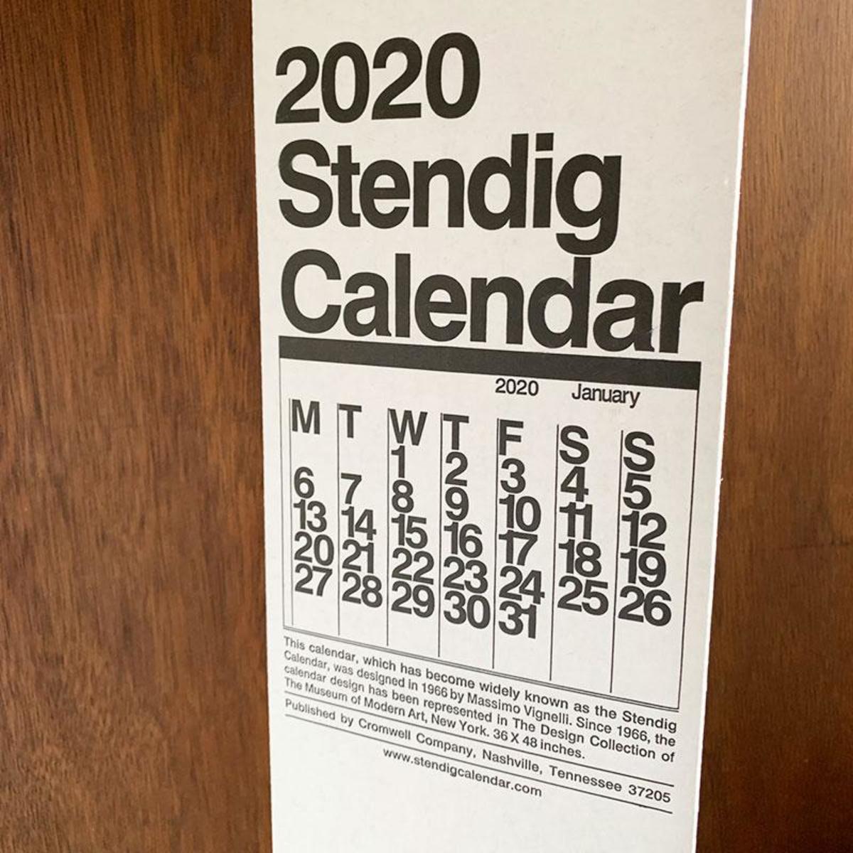 The Cromwell Company Stendig Calendar 2020 | Garmentory