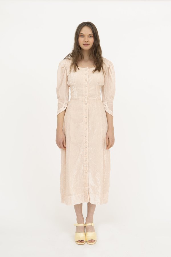 Hannah Kristina Metz Adele Dress - Cream | Garmentory