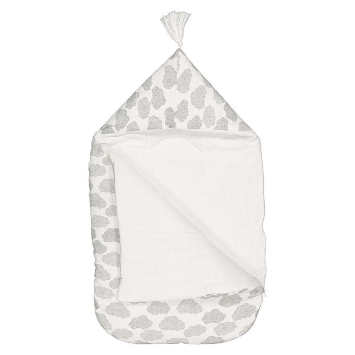 Kids Moumout Paris Jojo Baby Nest - White/Cloud Print | Garmentory
